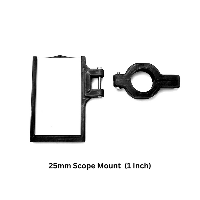 Rifle Mounted Data Elevation and Windage Dope Card Holder