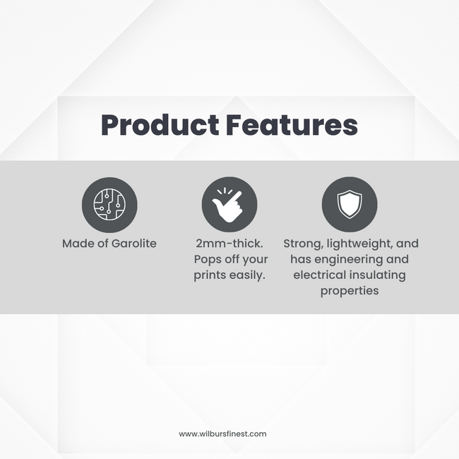 3D Printer Build Plate Fiberglass G10 Garolite