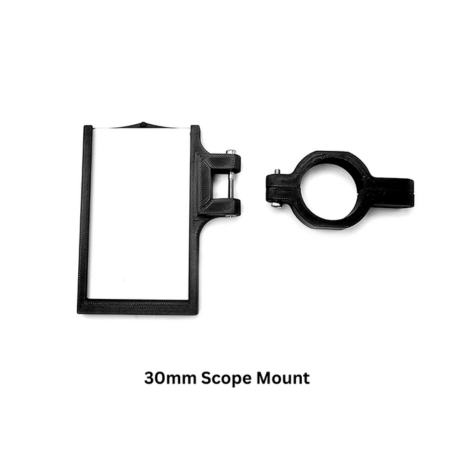 Rifle Mounted Data Elevation and Windage Dope Card Holder