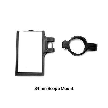 Rifle Mounted Data Elevation and Windage Dope Card Holder