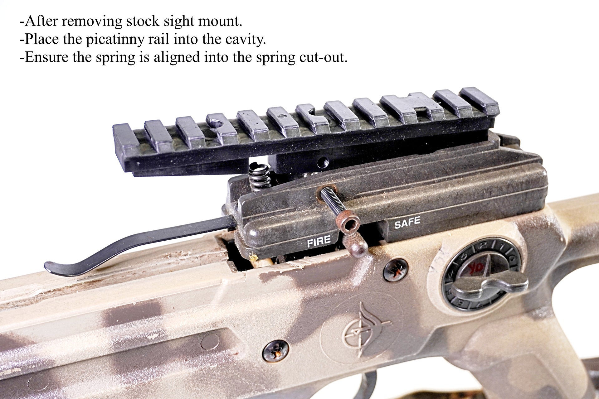 Horton Crossbow Scope Mount Picatinny Base Scope Rail Sight